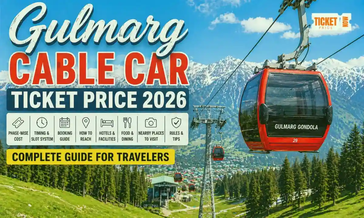 Gulmarg Cable Car Ticket Price: Phase-wise Cost, Booking, Timing ...